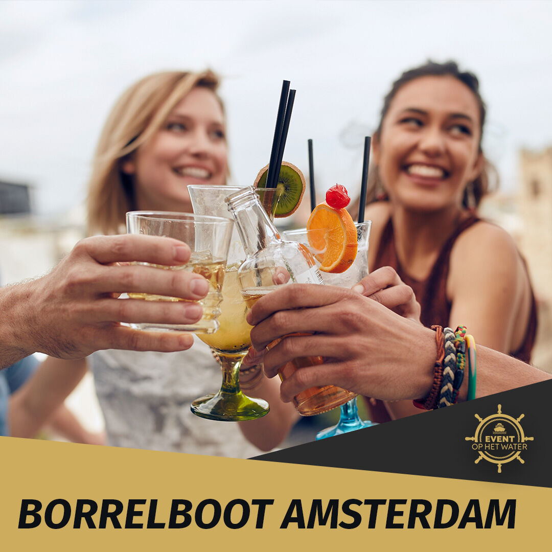 #1 Borrelboot Amsterdam incl. onbeperkt bier, wijn & fris.